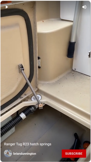 Photo request: lazarette hatch lift arms | The Tugnuts